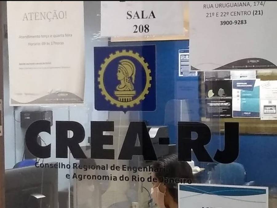 Inscrições abertas para concurso do Crea-RJ; Remuneração inicial de até ...