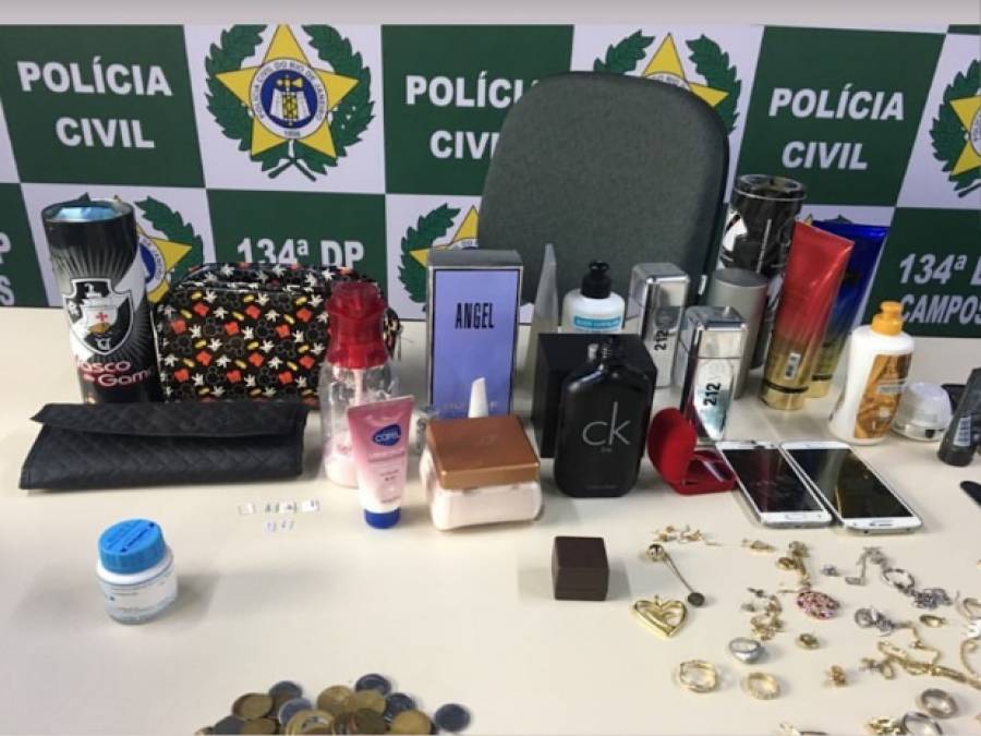 Polícia Civil apreende joias, perfumes importados e outros materiais furtados em Guarus - Portal ...