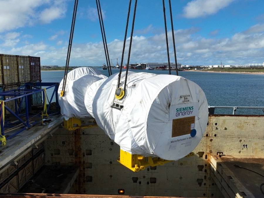 UTE GNA II no Porto do Açu recebe primeira turbina a gás - Portal ...